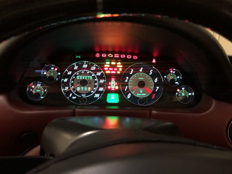 Instrument binnacle 2005 into 2002 | SportsMaserati.com
