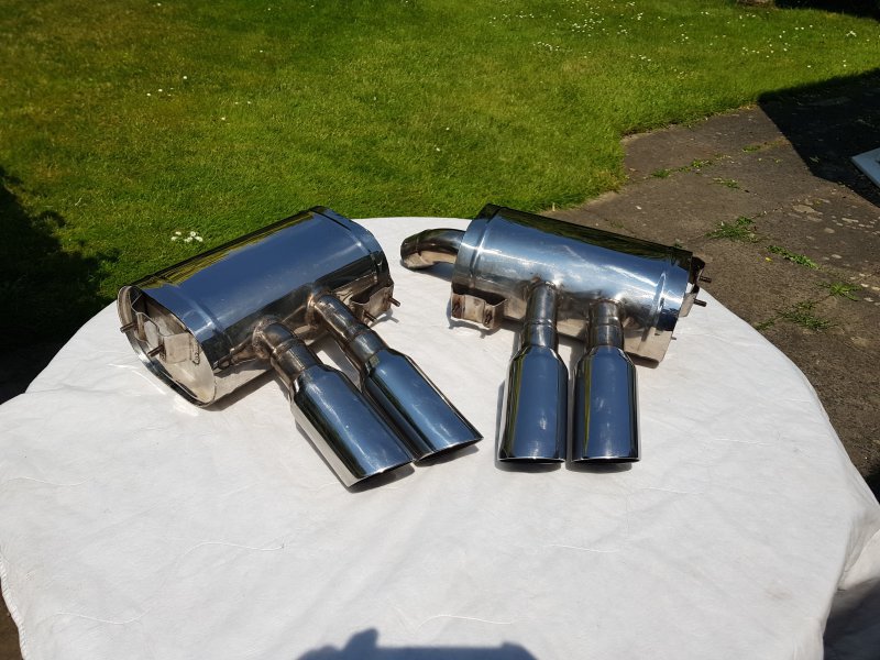 Tubi Exhaust Back Boxes for 4200 Coupe or Spyder for sale | SportsMaserati