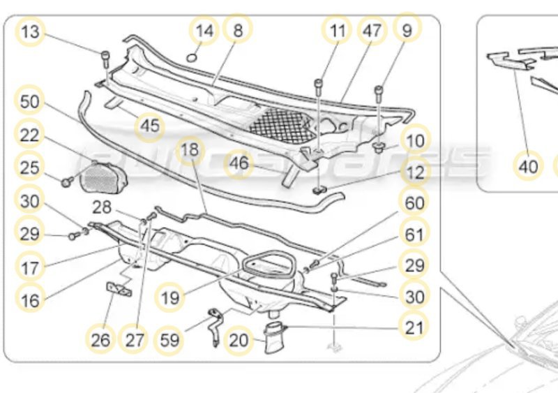 GT drain locations | SportsMaserati.com