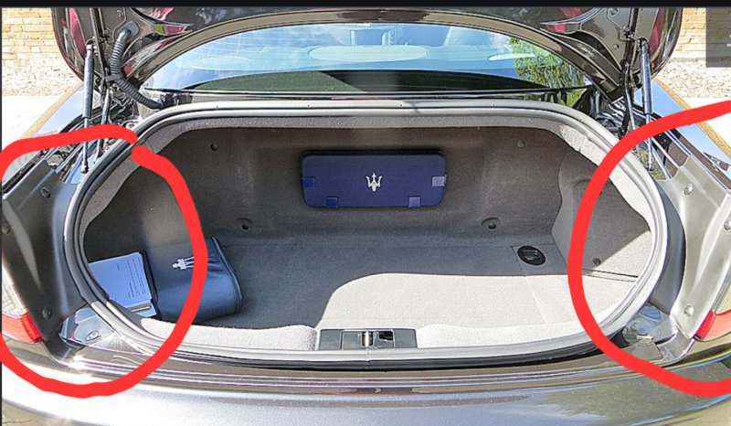 Granturismo rear boot rubber fitment | SportsMaserati