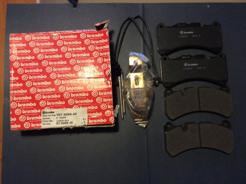 NEW OEM Granturismo S, QP 4.7L Front Brake Discs 235318 and Front Brake ...